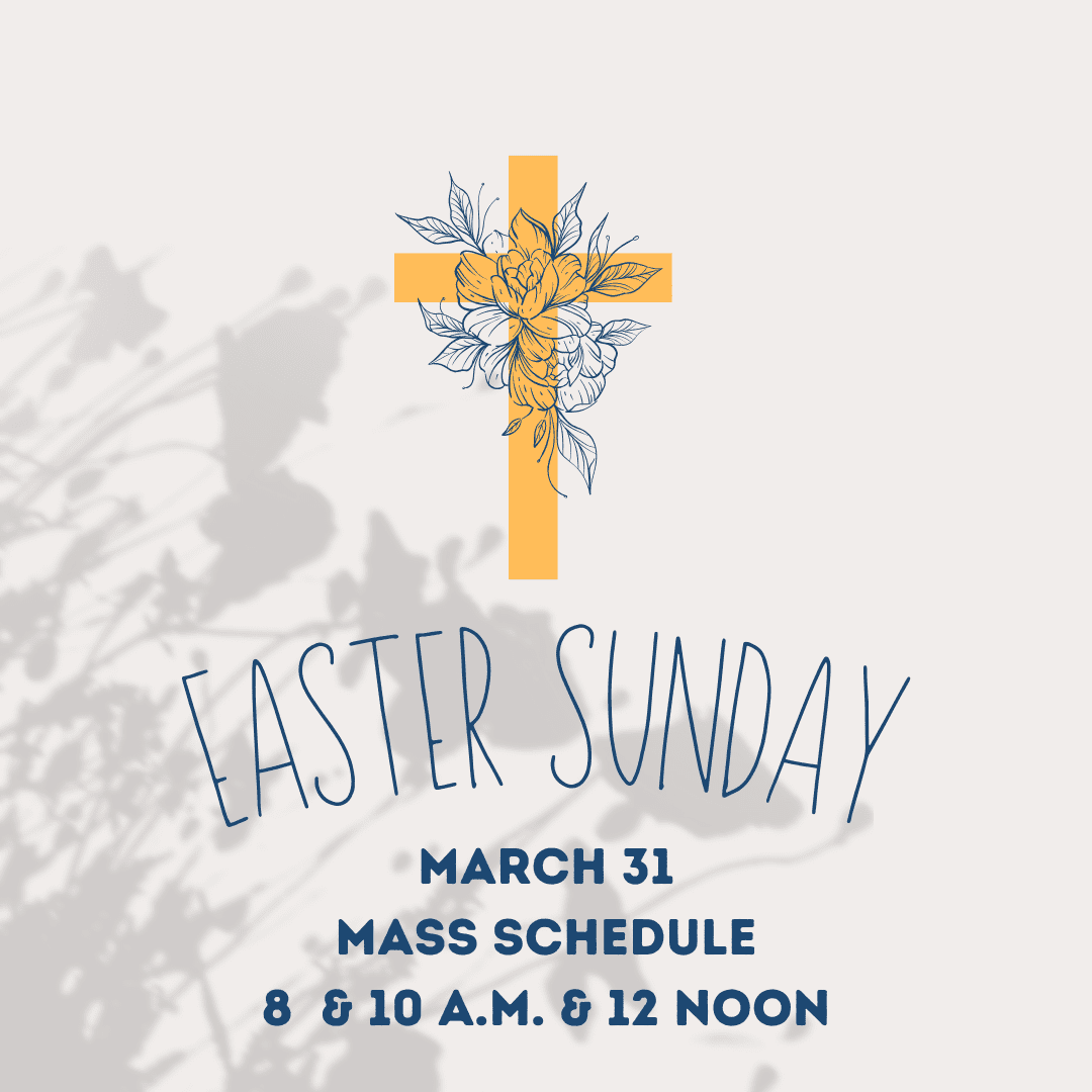 Easter Sunday Mass Schedule – Queen of the Miraculous Medal